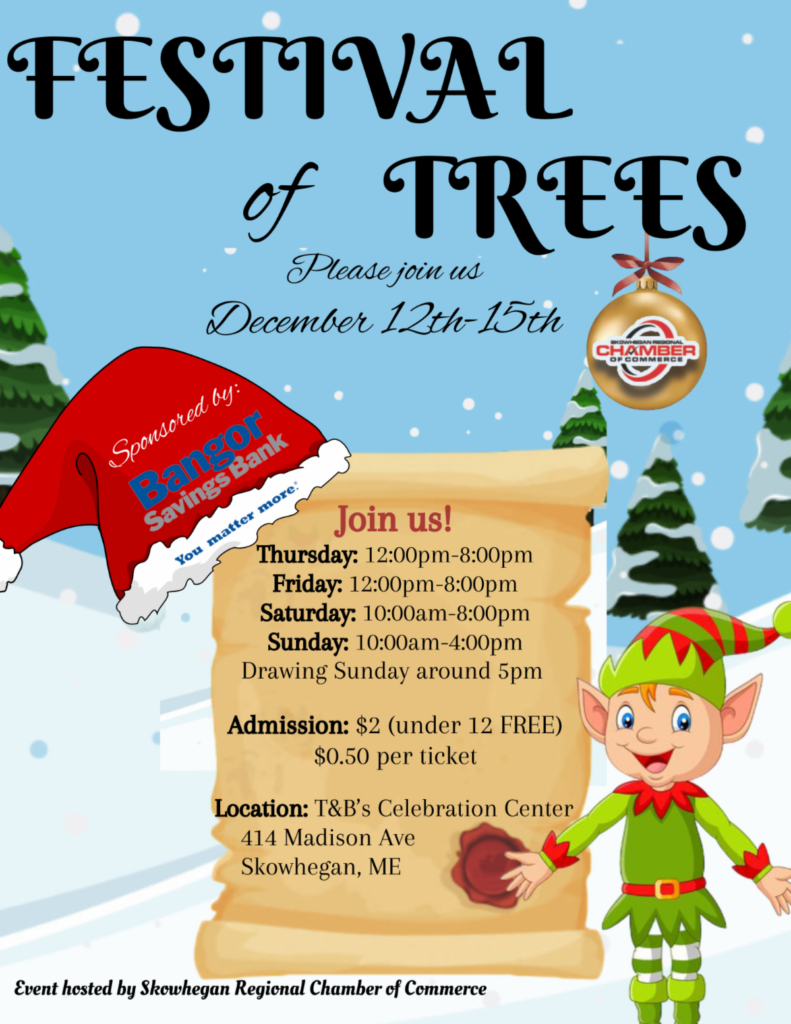 Festival of Trees – Skowhegan Region Chamber of Commerce